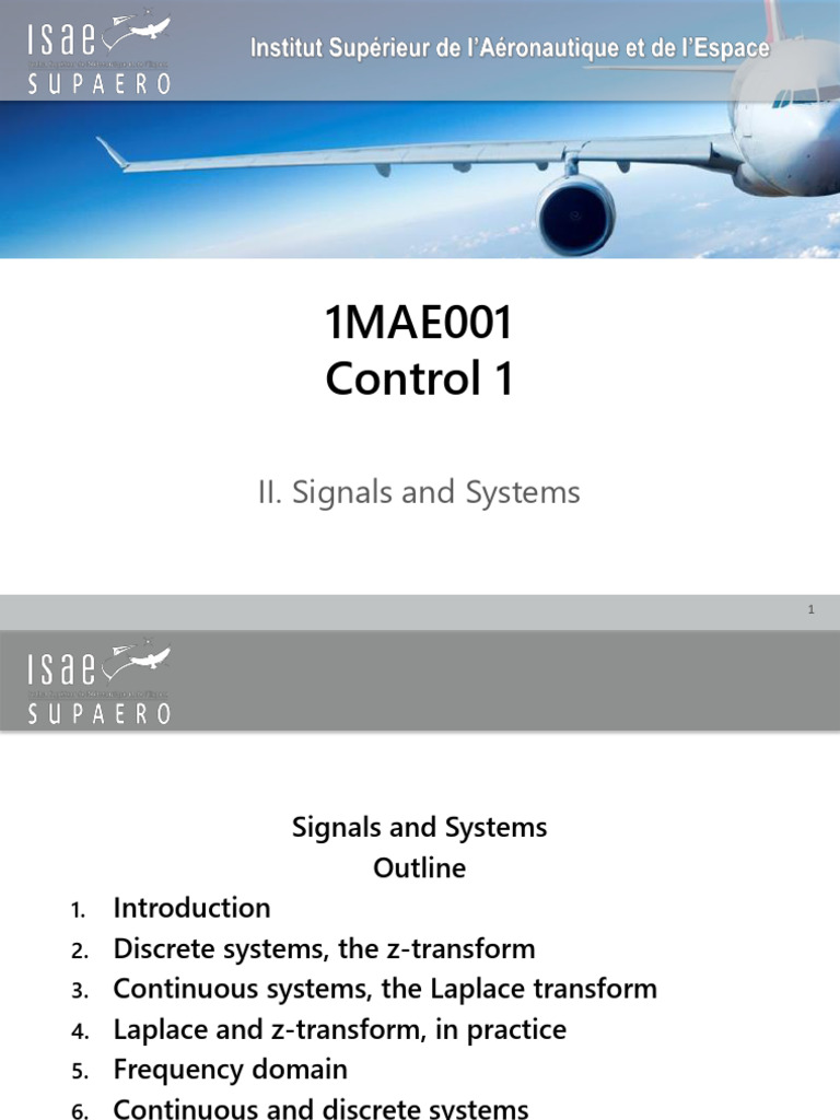 DynamicSystems II SignalsSystems | PDF | Laplace Transform | Signal ...