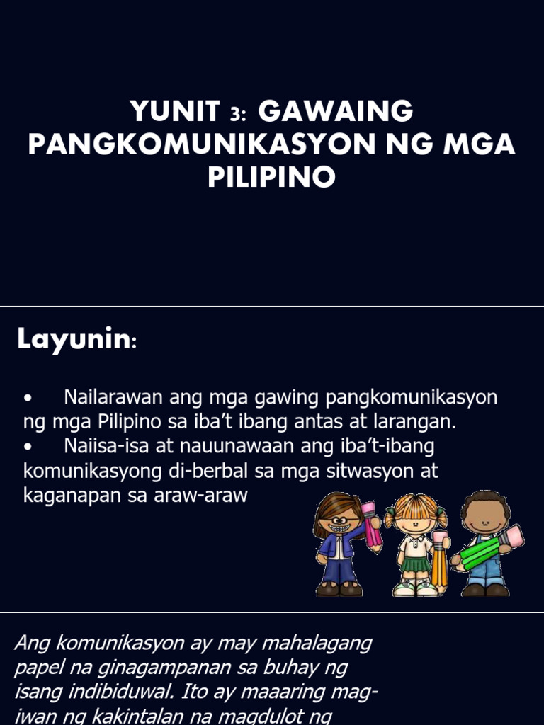 Yunit 3 | PDF