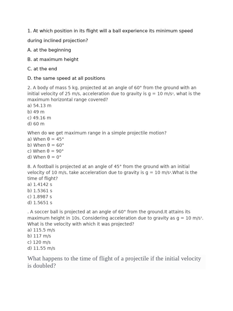 Physics | PDF | Projectiles | Dynamics (Mechanics)