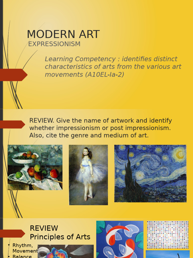 Technical Terms | PDF | Expressionism | Art Movements