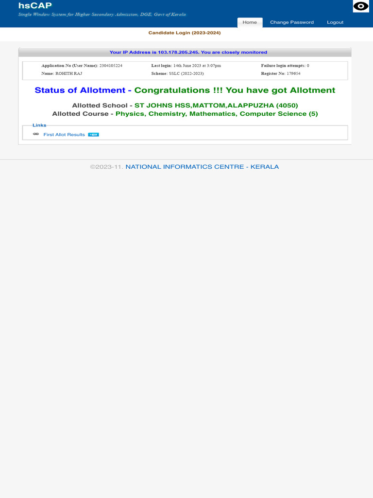 Hscap - School Site | PDF