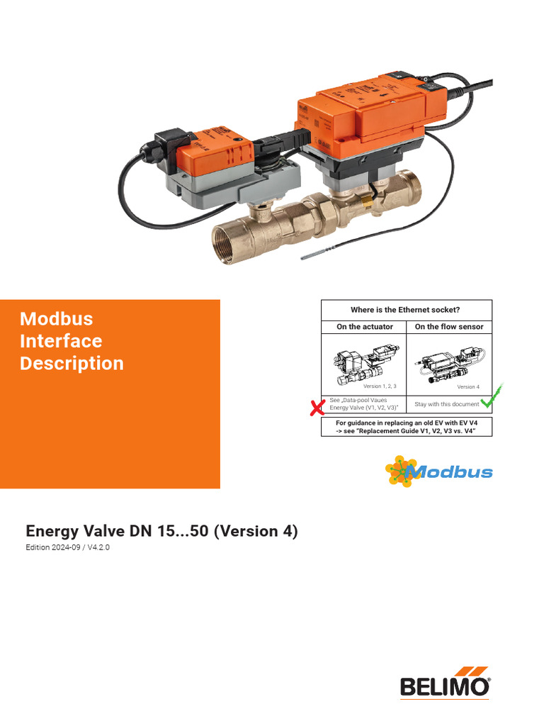 Belimo Modbus-Register Energy-Valve v4 2 En-Gb | PDF | Integer (Computer Science) | Data Type