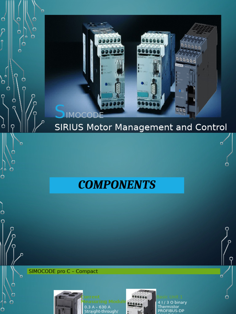 SIMOCODE | PDF | Electricity | Electrical Engineering