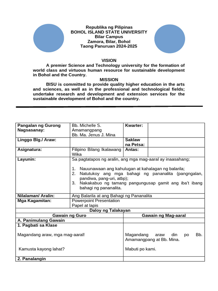 Lesson Plan Draft! | PDF