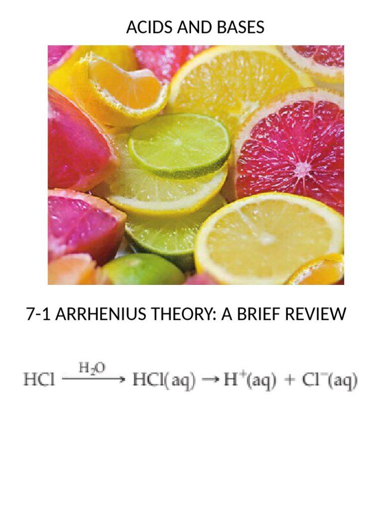 Acid and Base | PDF | Acid | Physical Sciences