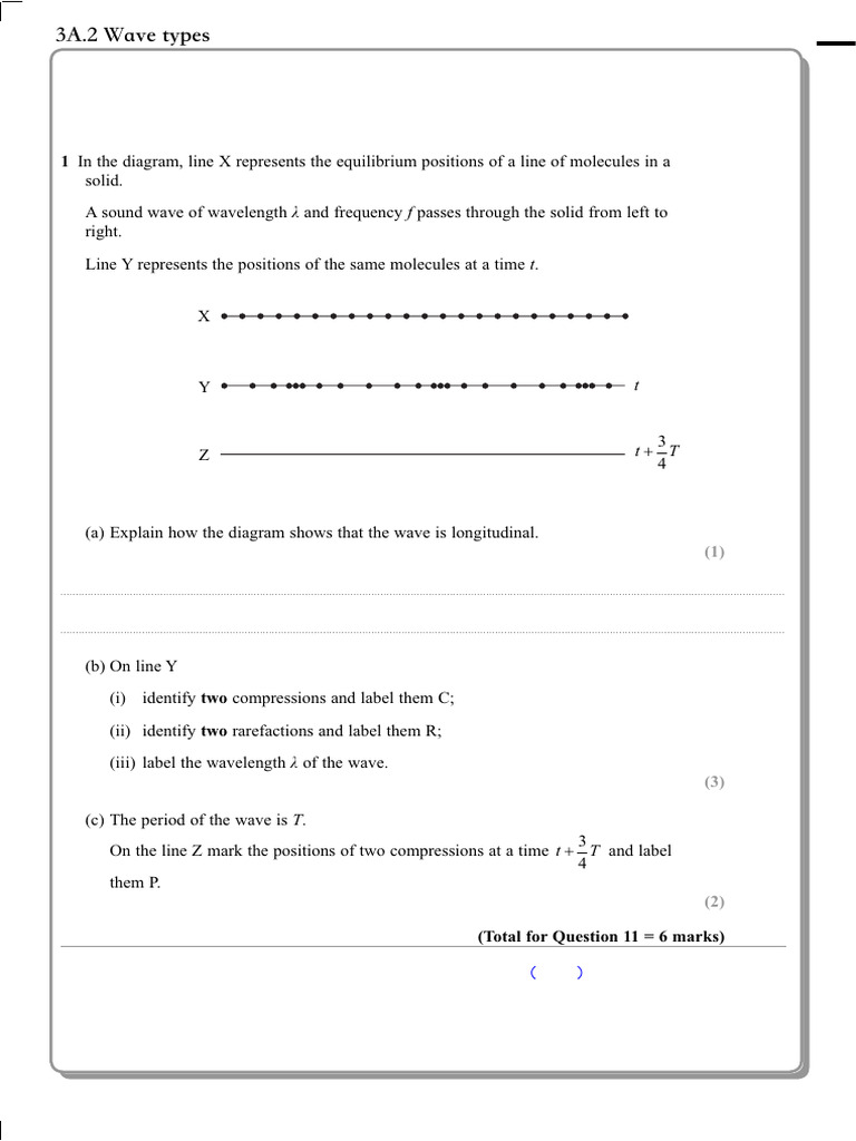 3A-2 wave type 副本 | PDF | Waves | Physics