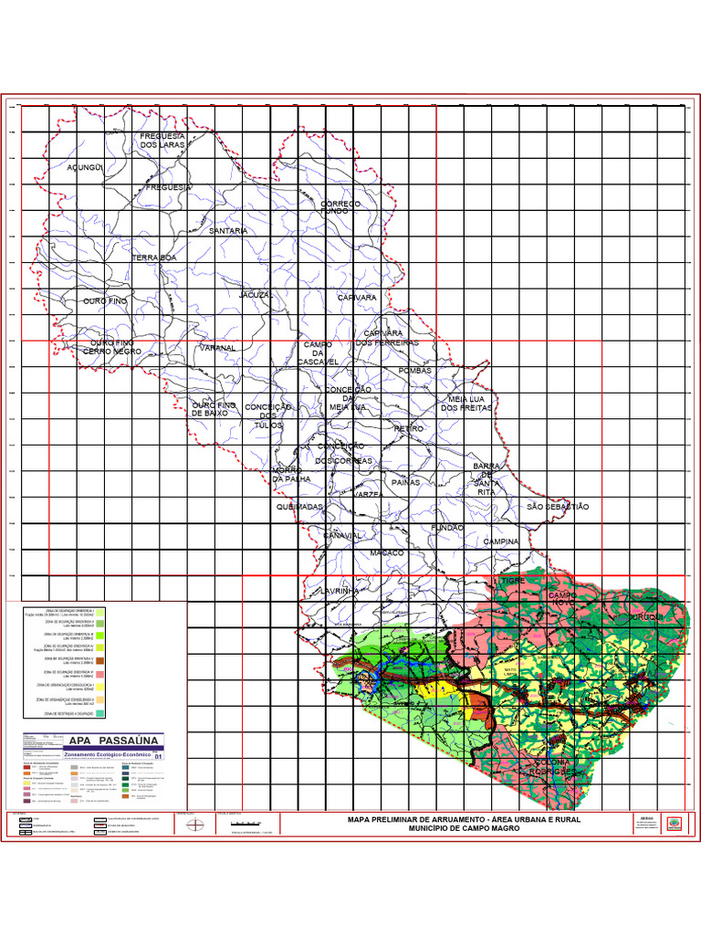 Mapa Campo Magro Urbana Rural Zoneamento-1.25x1 | PDF