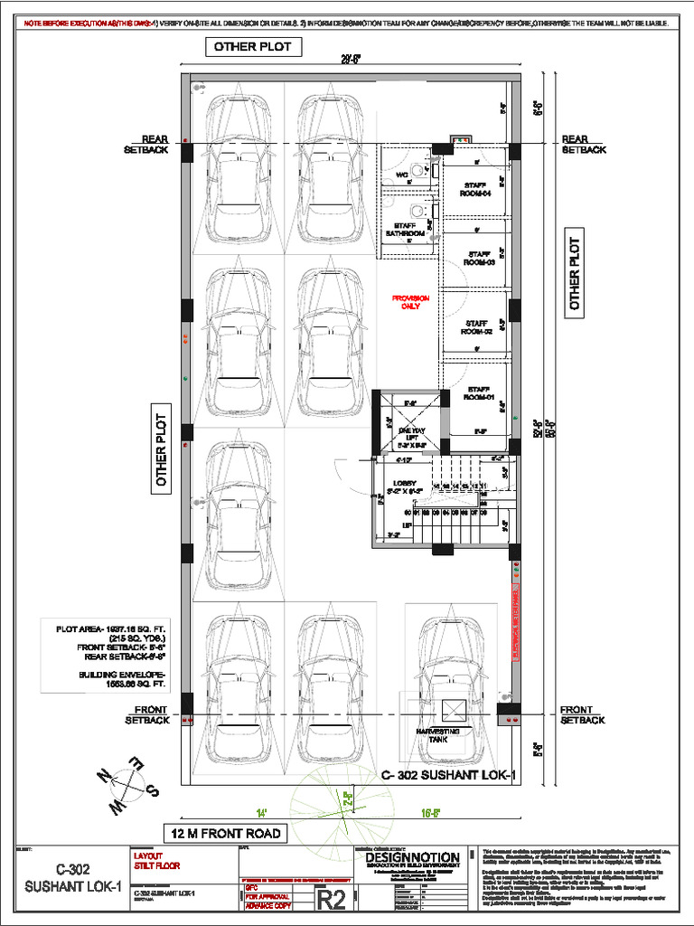 C-302 - Sushant Lok-1 - All Floor - Layout Plan - Column For Approval ... C-302 - Sushant Lok-1 - All Floor - Layout Plan - Column For Approval ...