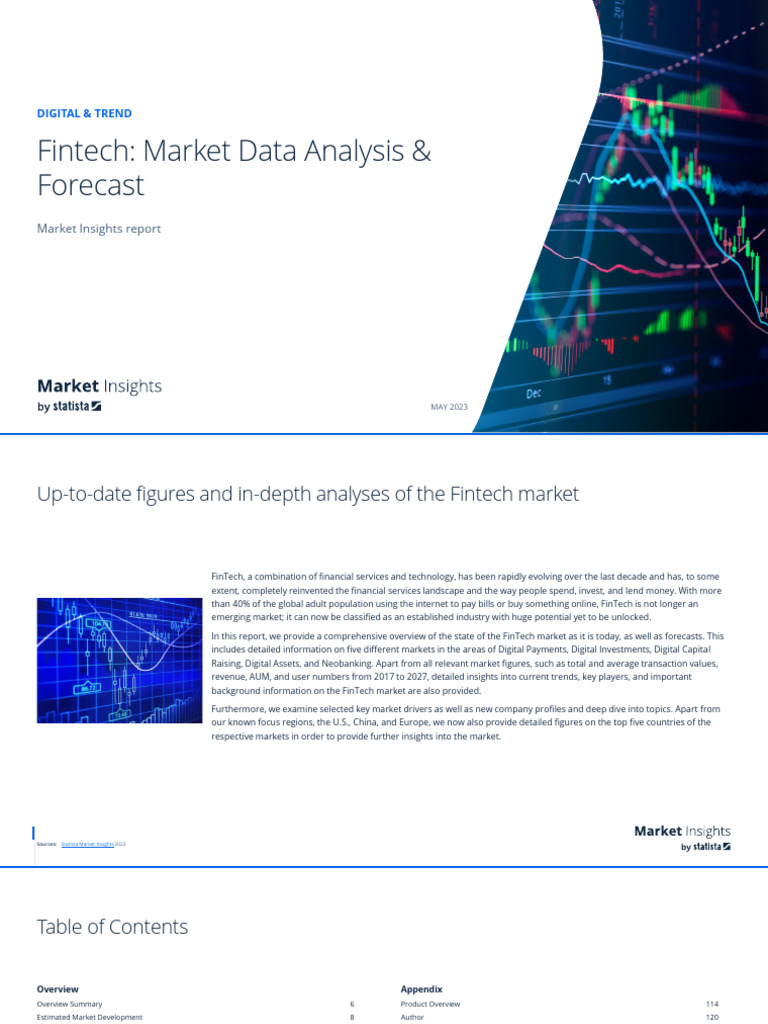 Fintech Market Data Analysis & Forecast | PDF | Payments | Point Of Sale
