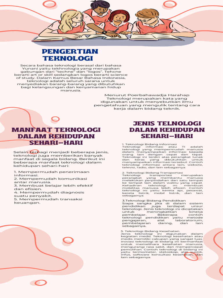 Merah Muda Dan Biru Ilustrasi Dampak Positif Ketika Belajar Infographic ...