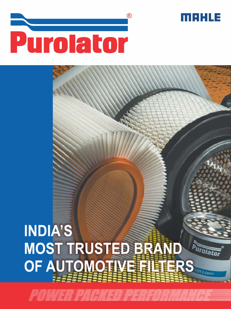 Purolator Filters Catalog All Segments | PDF