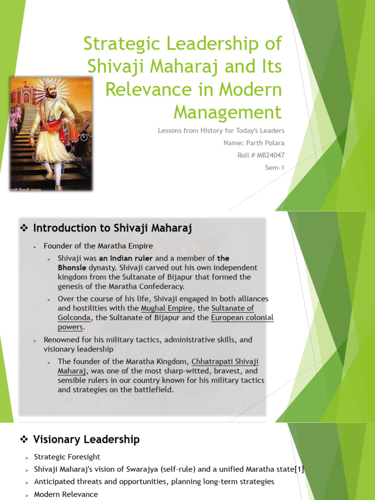 Shivaji Maharaj: Leadership Lessons | PDF | Innovation | Creativity