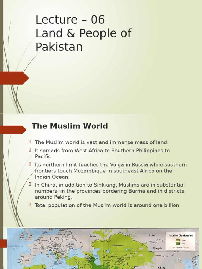 Lecture 06 - Pakistan Studies | PDF | Indus River | Pakistan