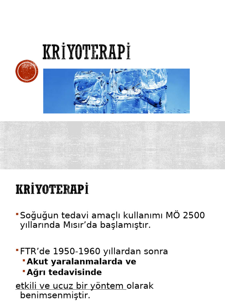 5 Cyrotherapy | PDF