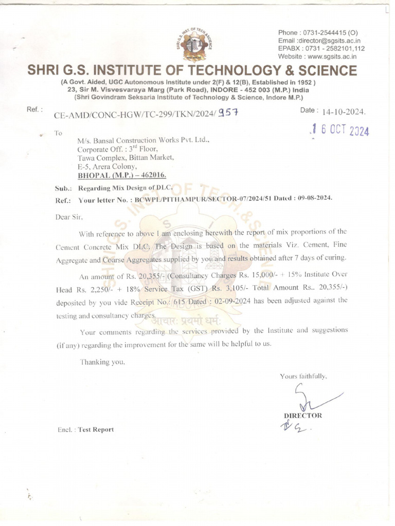 Mix Design - DLC | PDF