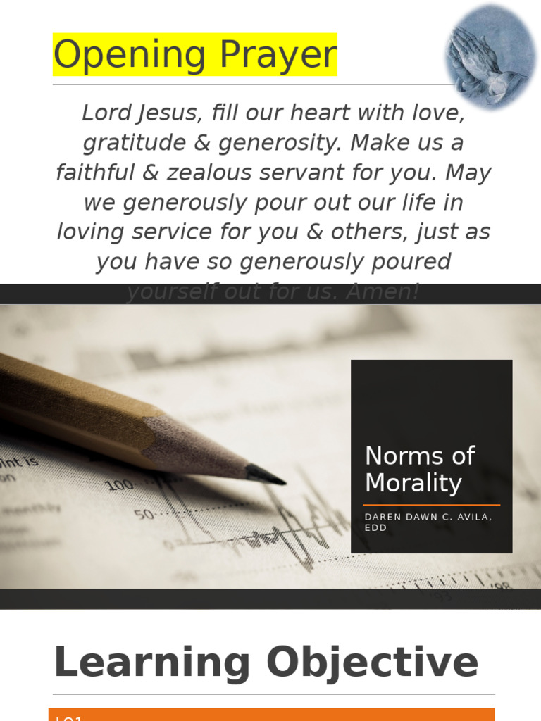 Norms of Morality | PDF | Conscience | Natural Law