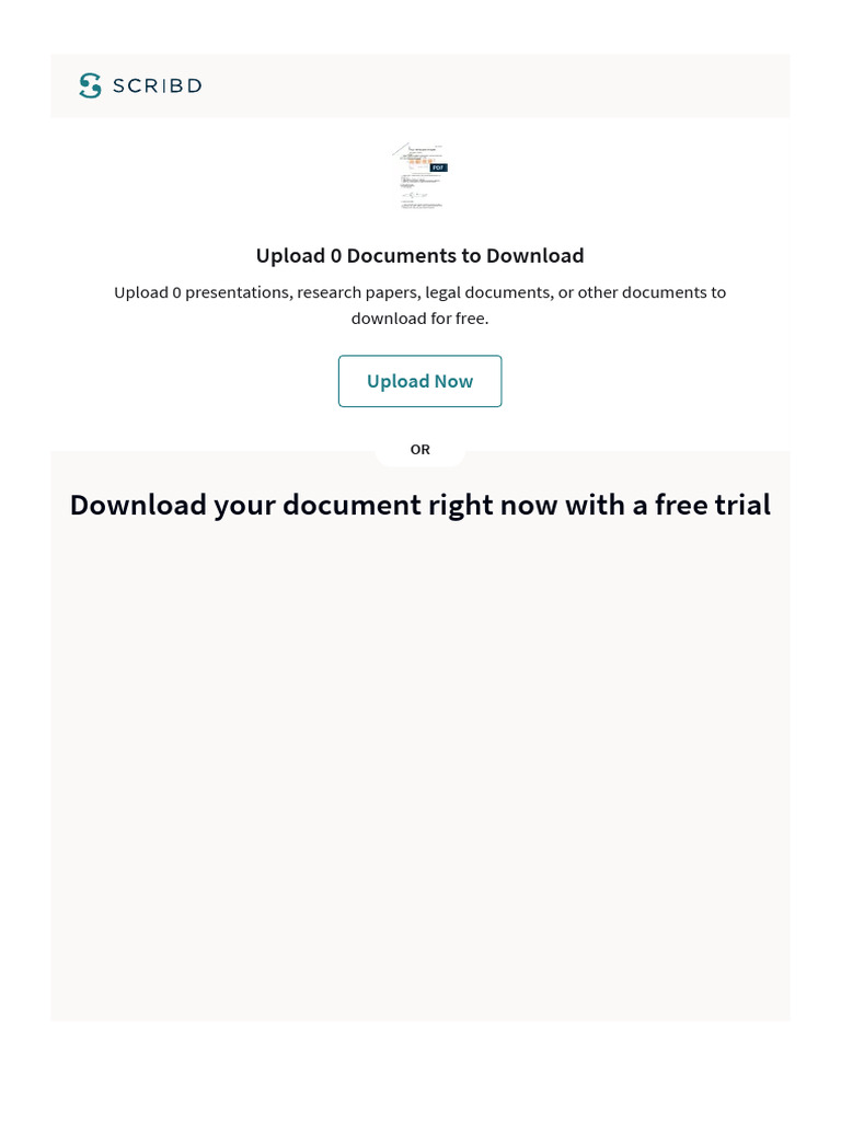 Choose A Plan - Scribd | PDF