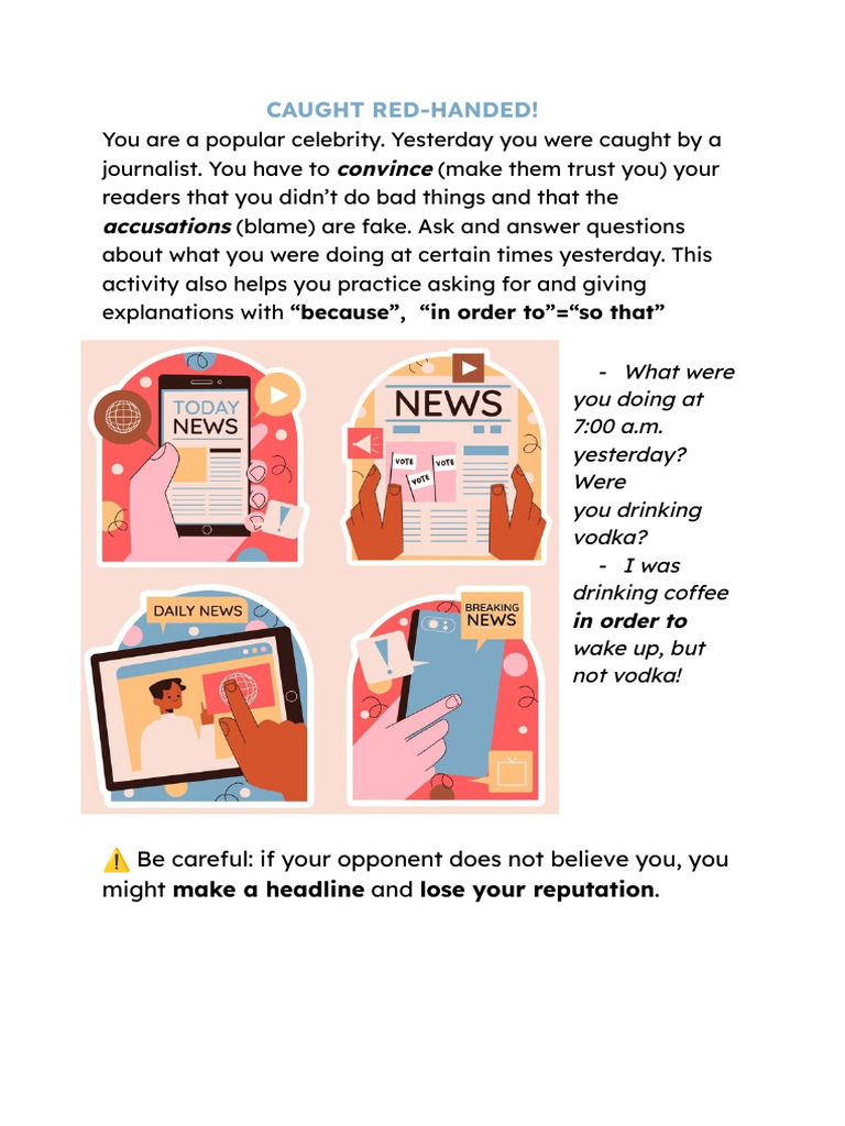 Caught Red Handed | PDF