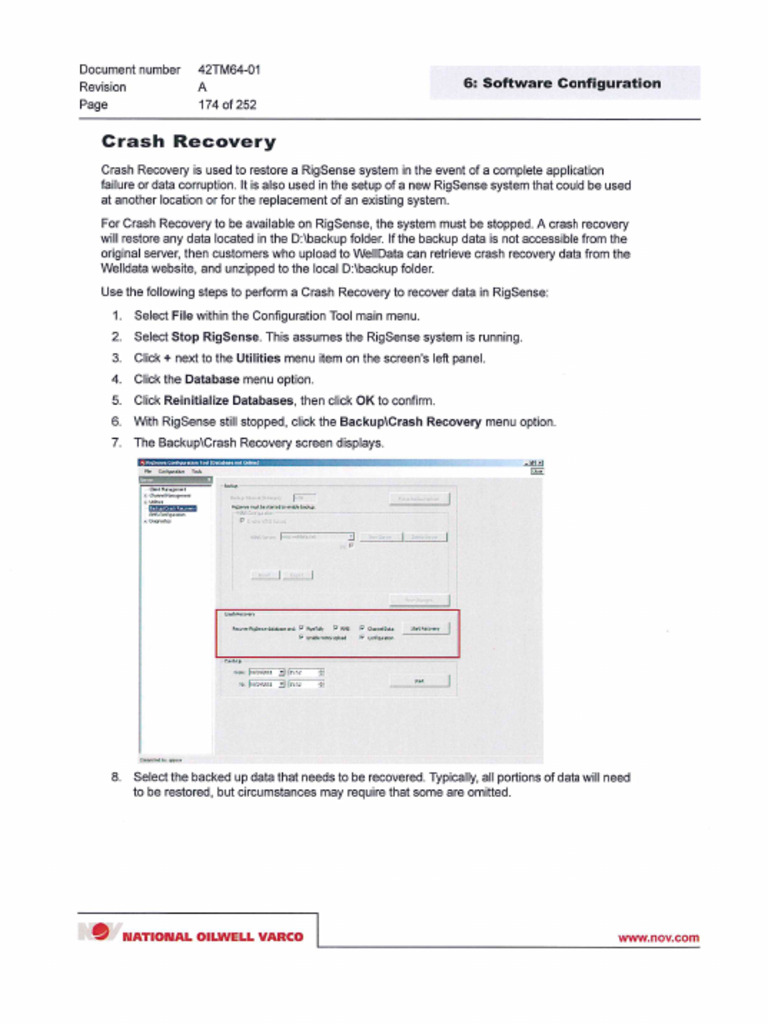 Crash Recovery Procedure | PDF