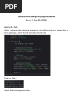 Zadania Wstępne Z Pythona 2 | PDF