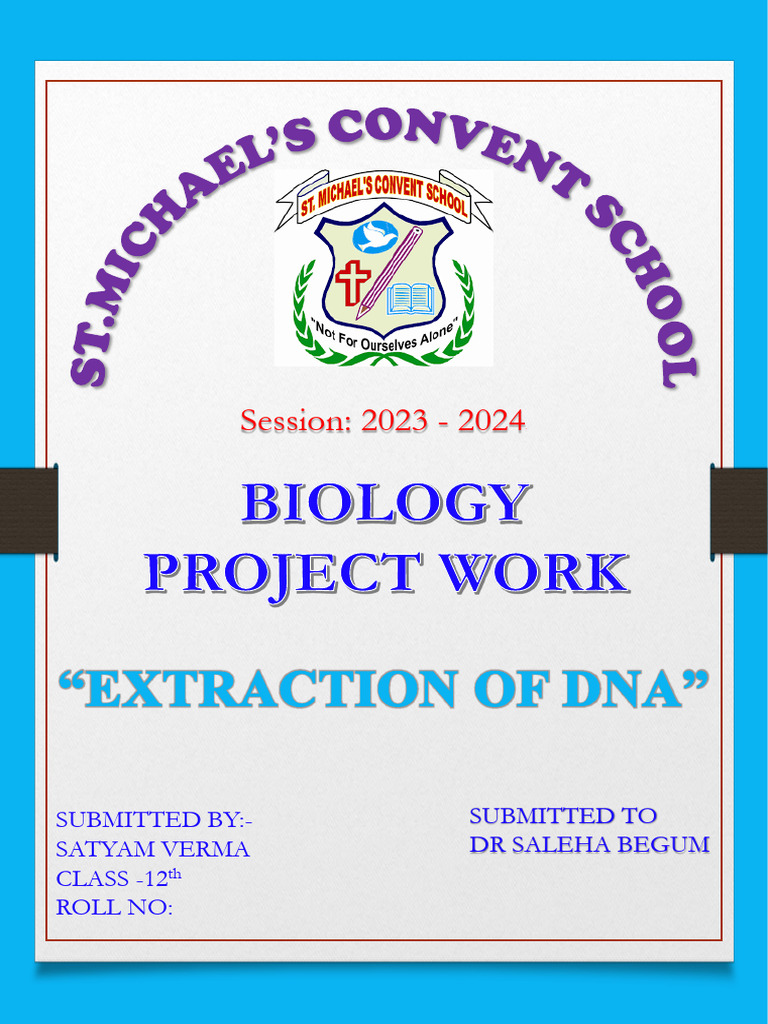 Biology Front Page | PDF