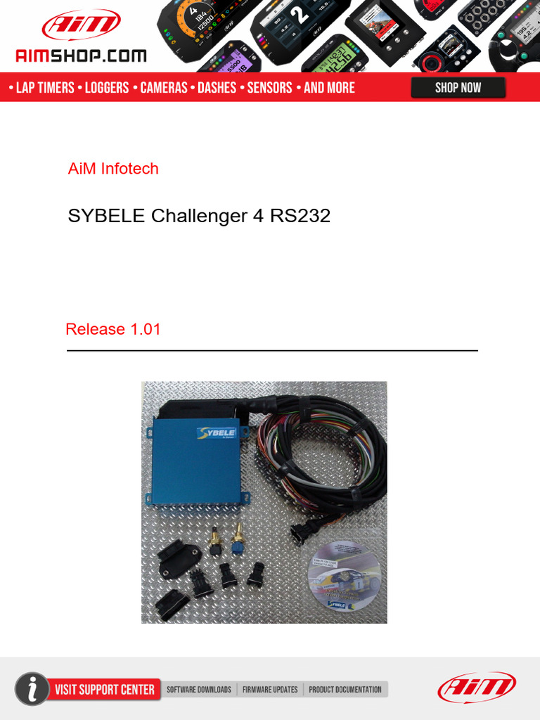 Sybele Challenger 4 RS232 ECU Guide | PDF | Throttle | Computing