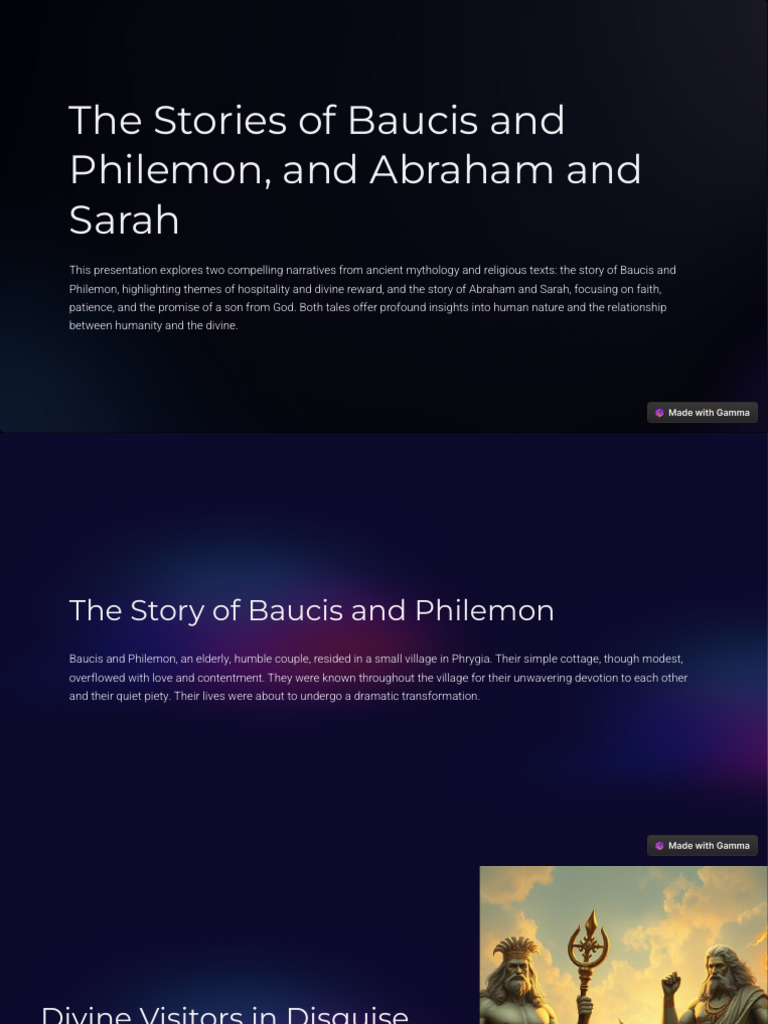 Baucis and Philemon Cuevas Edrian | PDF | Religious Belief And Doctrine