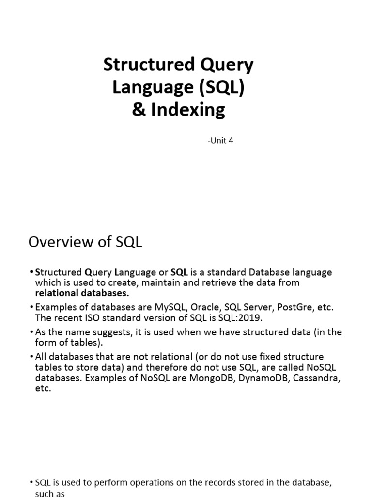 DBMS - Module - 3 Part 2 | PDF | Relational Database | Databases DBMS - Module - 3 Part 2 | PDF | Relational Database | Databases