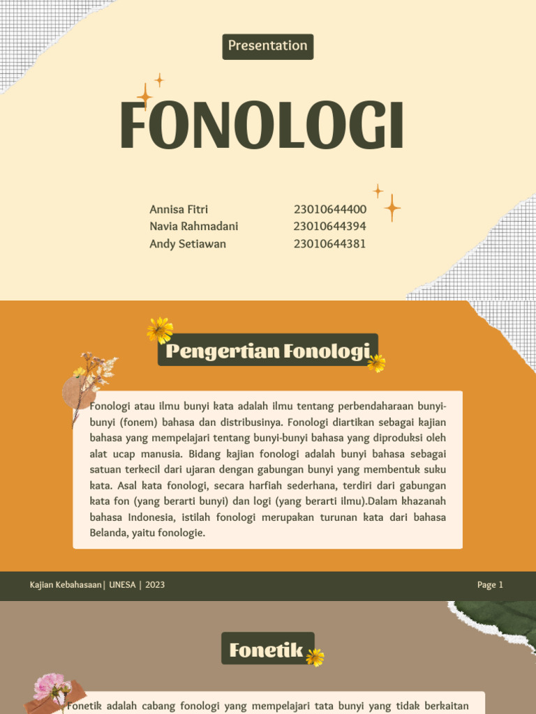 FONOLOGI | PDF