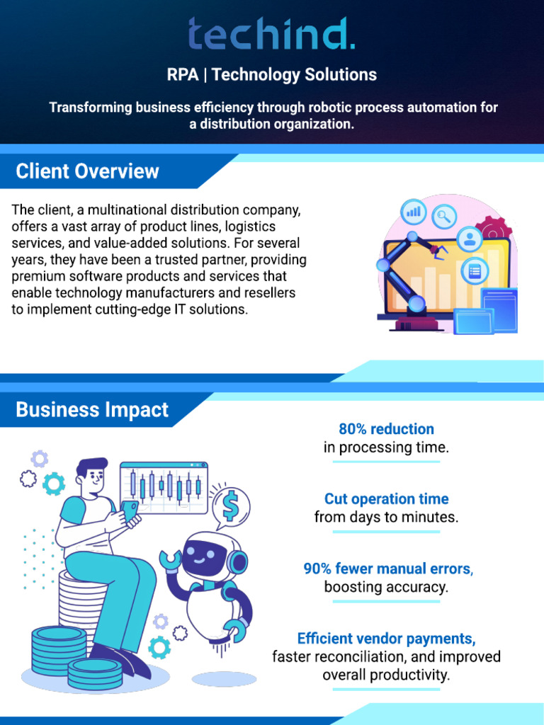 RPA Boosts Efficiency for Distribution Company | PDF | Automation ...