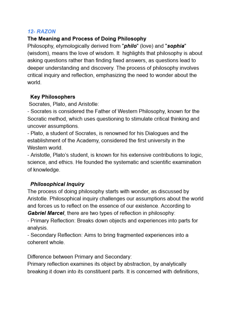 Philosophy: Inquiry, Methods, and Truth | PDF | Logic | Reason