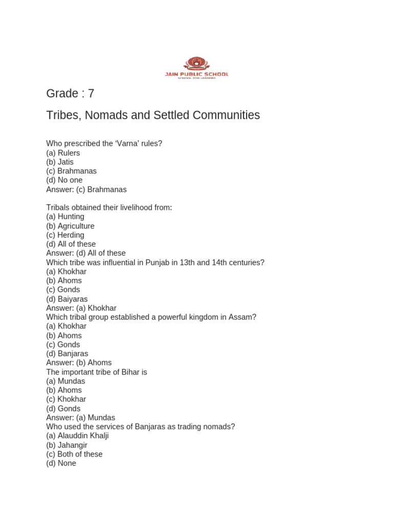 Grade 7 MCQ | PDF | Mass Media | Oceans