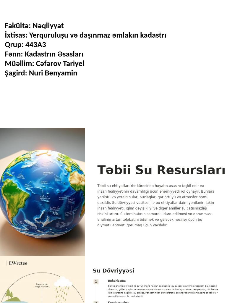 Tebii-Su-Resurslari (1) - 1 | PDF