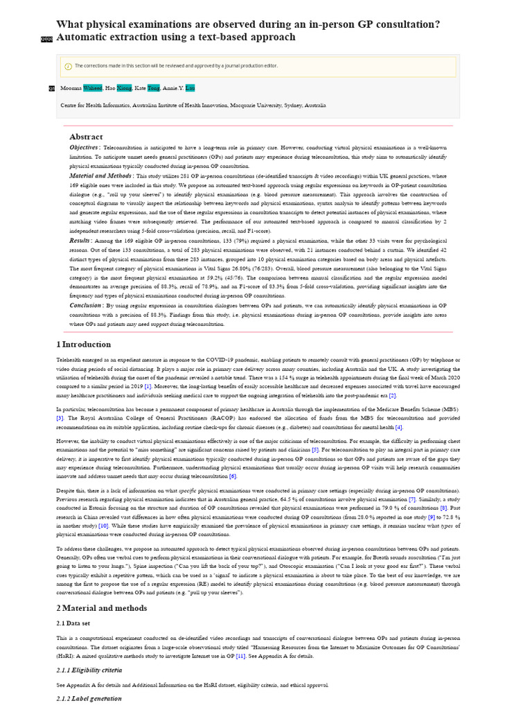 IJB 105632 Session Report | PDF | General Practitioner | Physical ...
