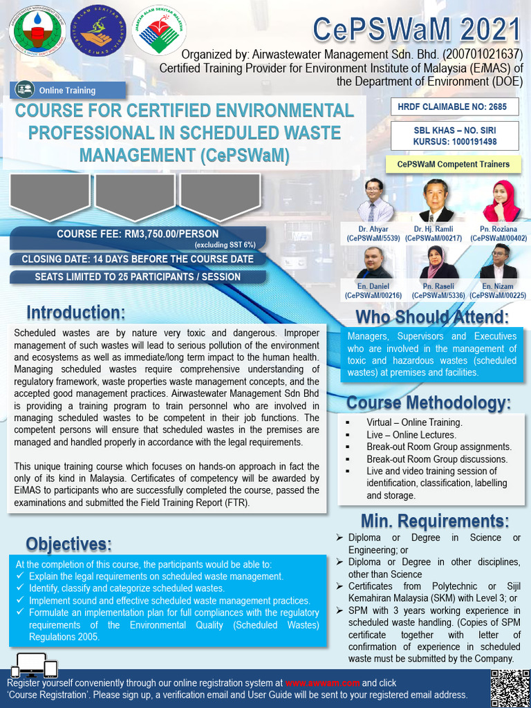 CePSWaM Online 2021 1 | PDF | Waste Management | Waste