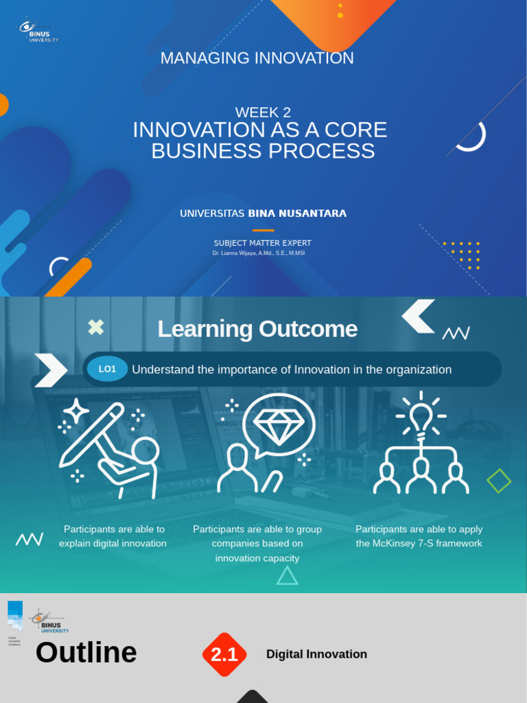 Managing Innovation in Business Processes | PDF | Innovation | Business