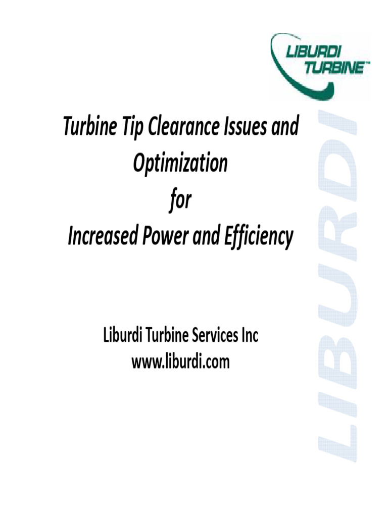 Gas Turbines Repair by Liburdi Turbine | PDF | Turbine | Building Engineering