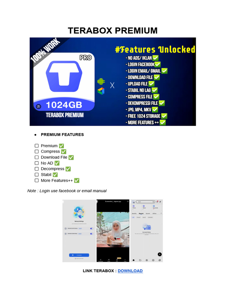 Terabox Premium | PDF