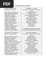 Pamantayan Pagsasatao | PDF