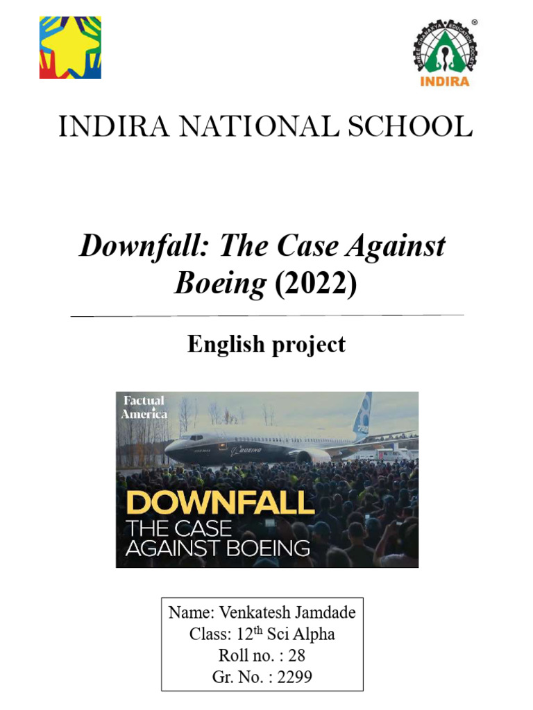 Class 12th English Project | PDF | Boeing | Aviation