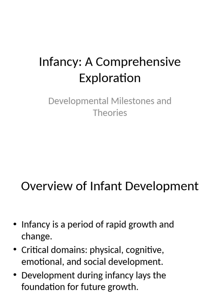 Infant Development | PDF