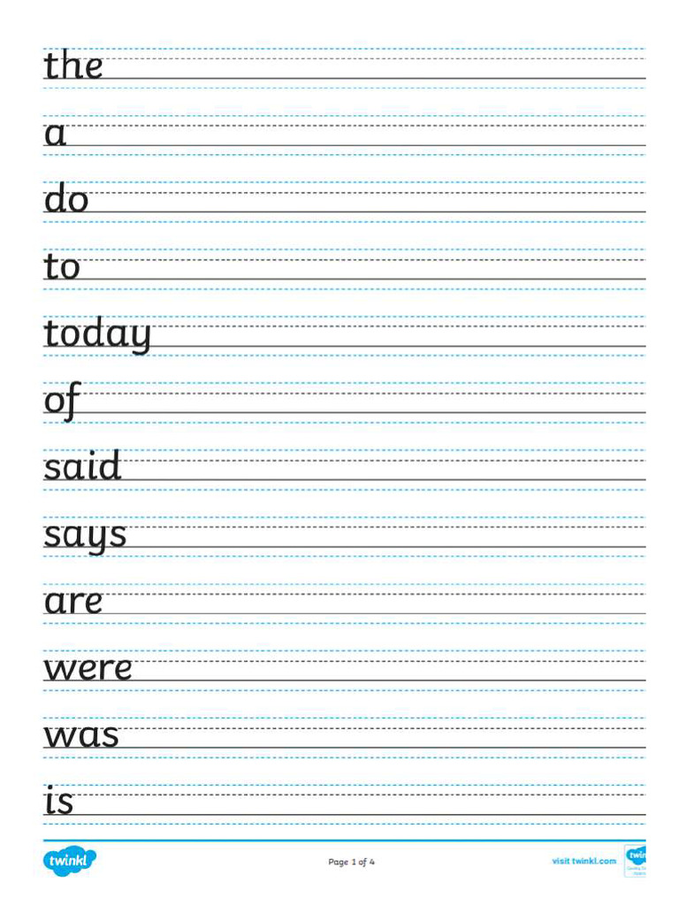 Word Writing FS2 | PDF