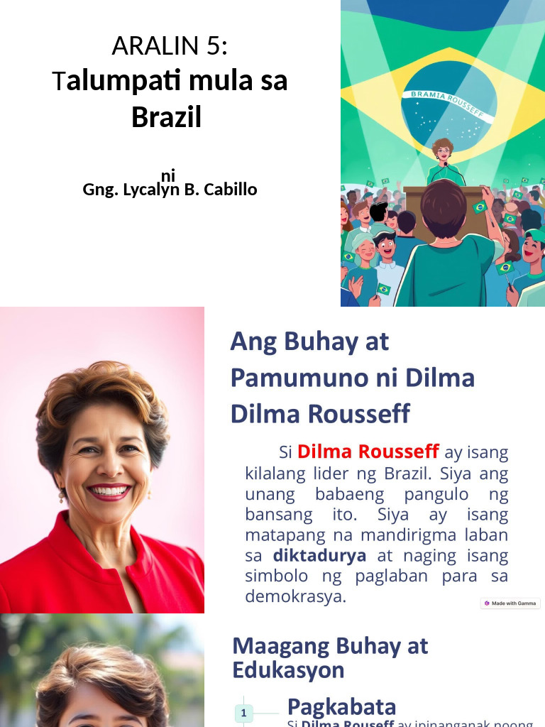 Inagurasyon Ni Dilma Rouseff | PDF