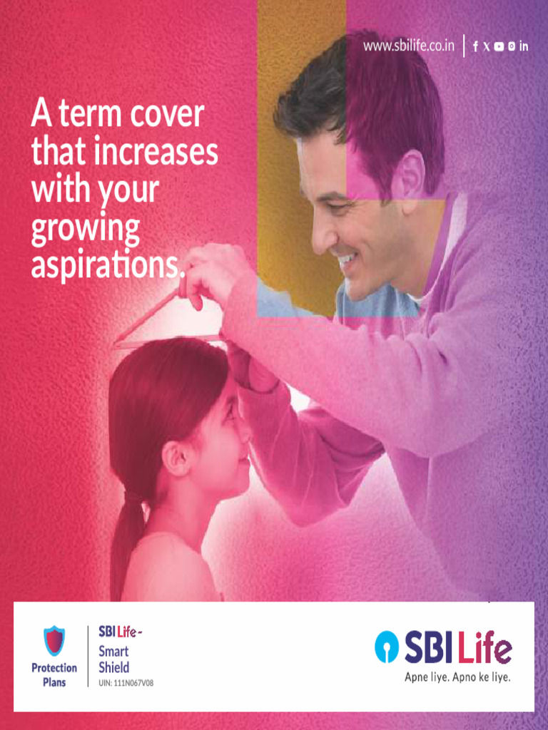 SBI+Life+-+Smart+Shield+ (V08) Brochure | PDF | Insurance | Life Insurance