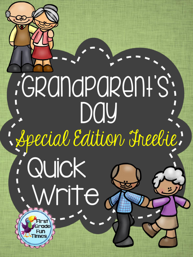 Grandparent's Day: Special Edition Freebie | PDF | Grandparent | Family