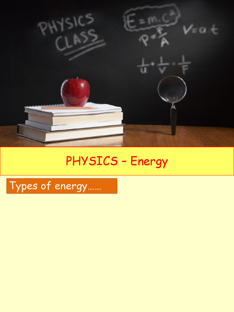 Intro Energy | PDF | Potential Energy | Kinetic Energy