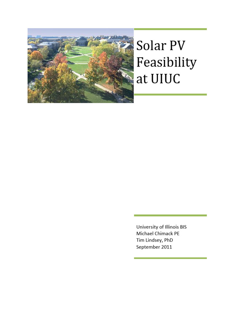 SSC Solar Feasibility Study Final Report September 2011 | PDF ...