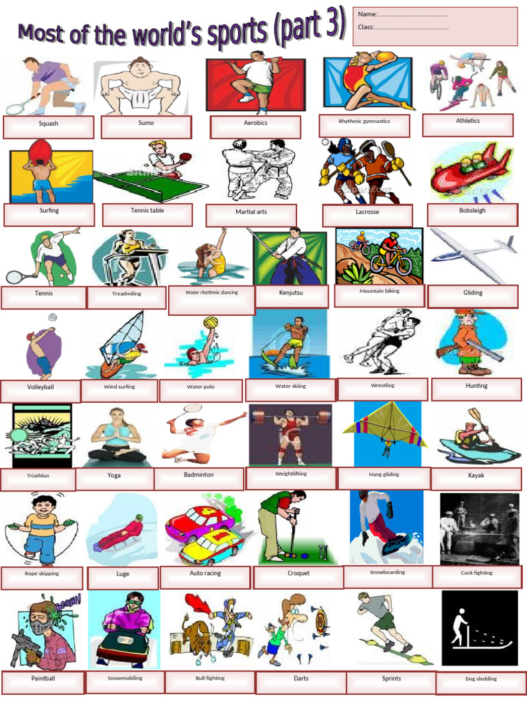 A Sport Dictionary | PDF