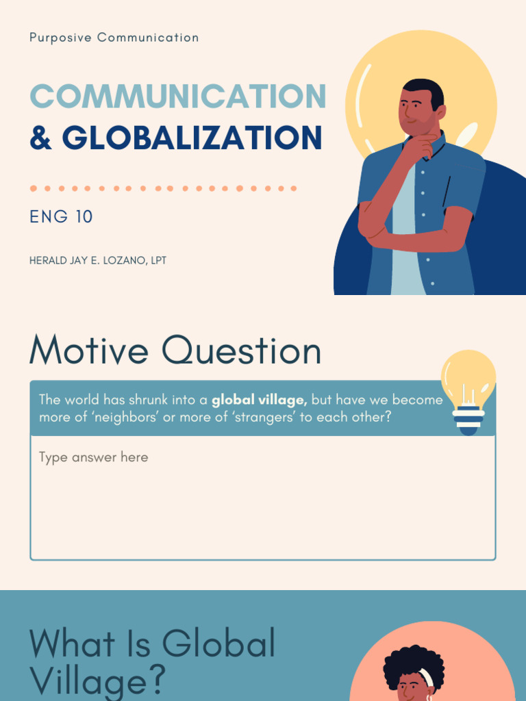 Eng10 Communication & Globalization | PDF | Humour | Communication