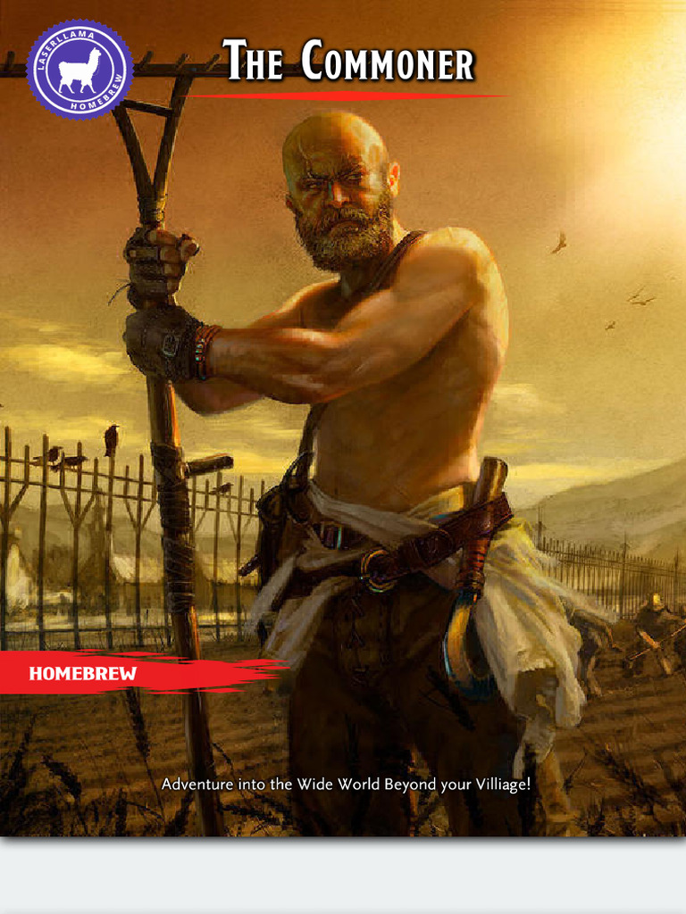 The Commoner Class - GM Binder | PDF